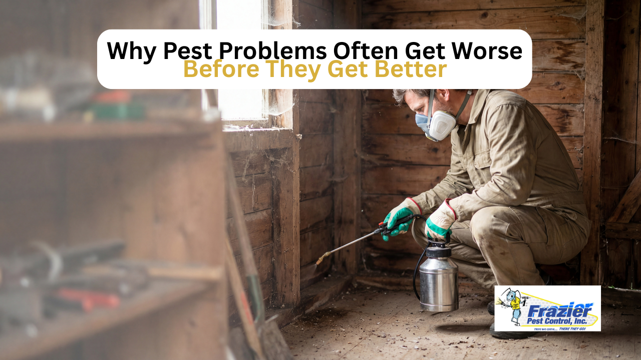Why Pest Problems Often Get Worse Before They Get Better - Frazier Pest ...